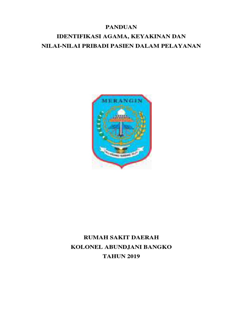 Hpk 1.1 Panduan Identifikasi Agama,Keyakinan Dan Nilai-nilai Pribadi ...