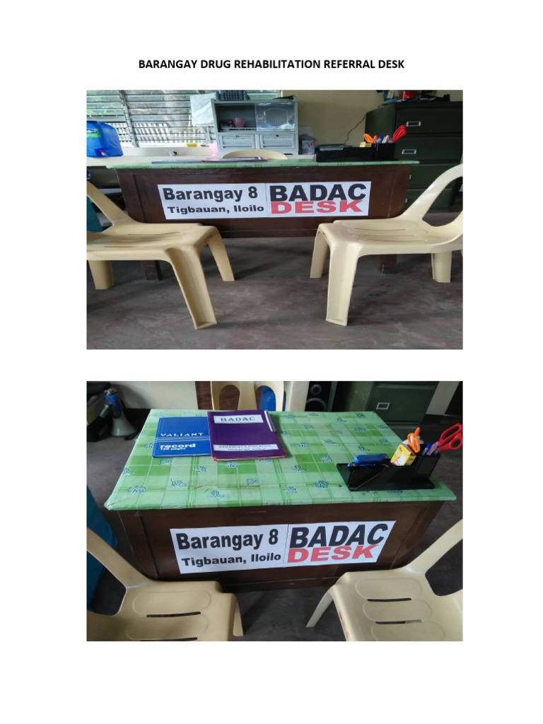 Barangay Drug Rehabilitation Referral Desk | PDF