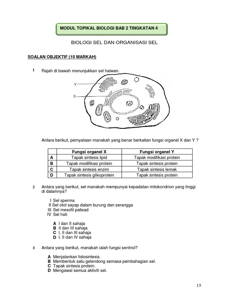100 Modul Hebat Bio Jpnsabah 2021-15-19 | PDF