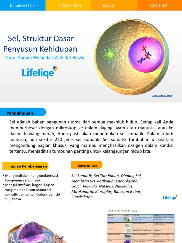 Biologi Sel | PDF