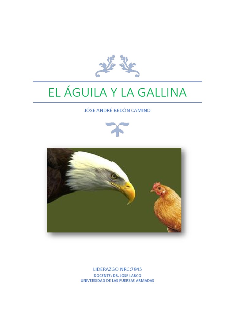 Bedon Jose El Aguila y La Gallina | PDF | Religión y espiritualidad ... Bedon Jose El Aguila y La Gallina | PDF | Religión y espiritualidad ...