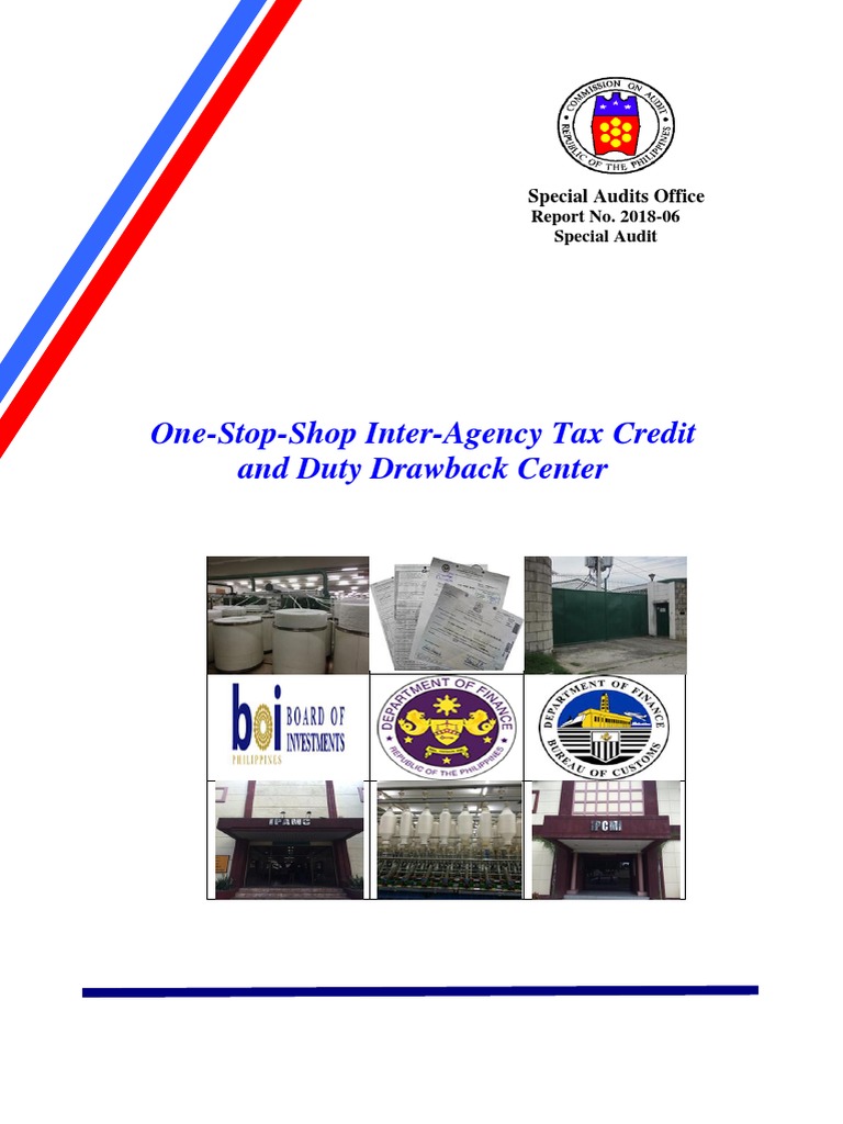 One-Stop-Shop Tax Credit Audit Report | PDF | Taxes | Receipt