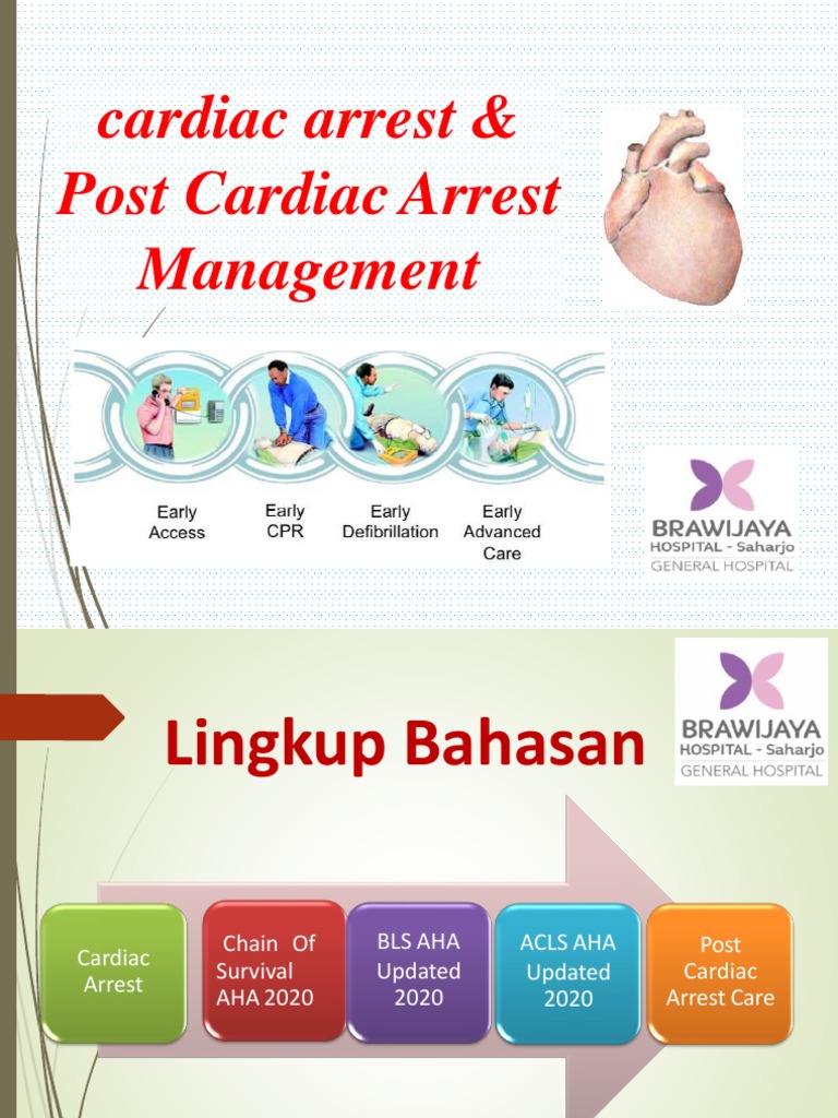 Cardiac Arrest & Post cardiac Arrest Management - Ns. Awaludin | PDF