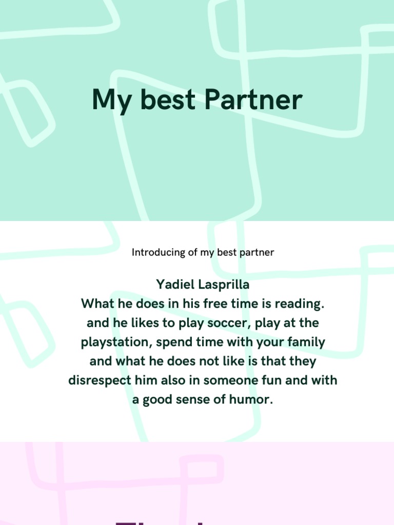 My Best Partner | PDF | Lifestyle