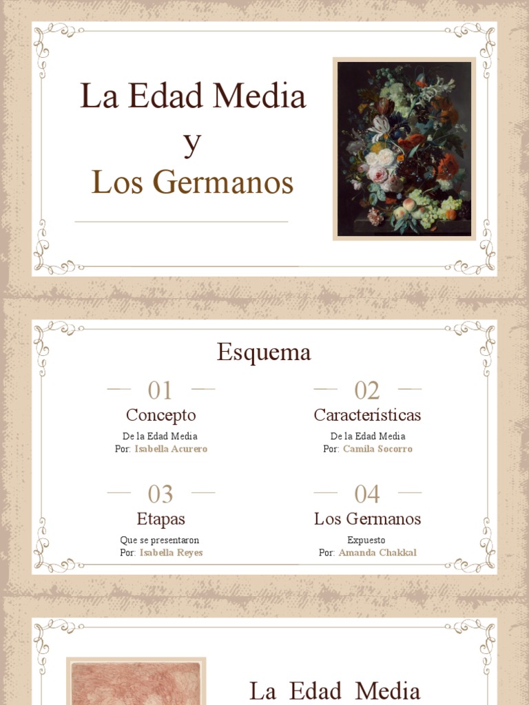 Edad Media y Germanos: Un Resumen | PDF