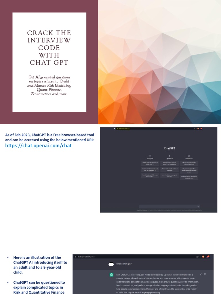 Crack Interviews with AI Generated Finance Questions | PDF | Artificial Intelligence ...