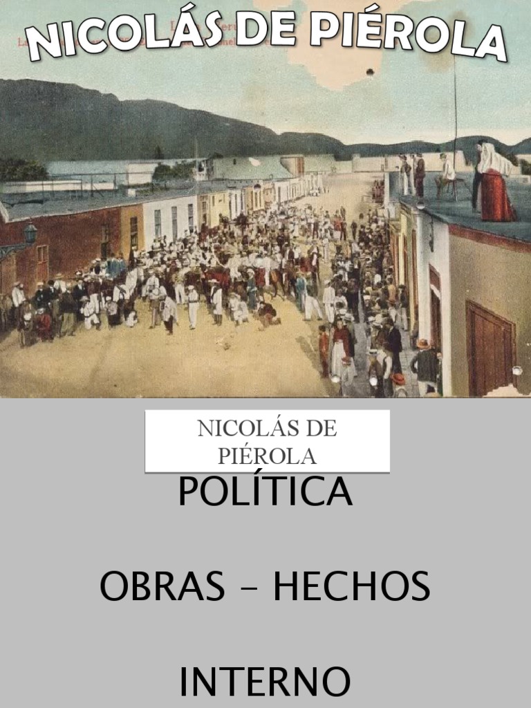 12 NICOLÁS DE PIÉROLA (1) Aula20 | PDF | América del Sur | Perú
