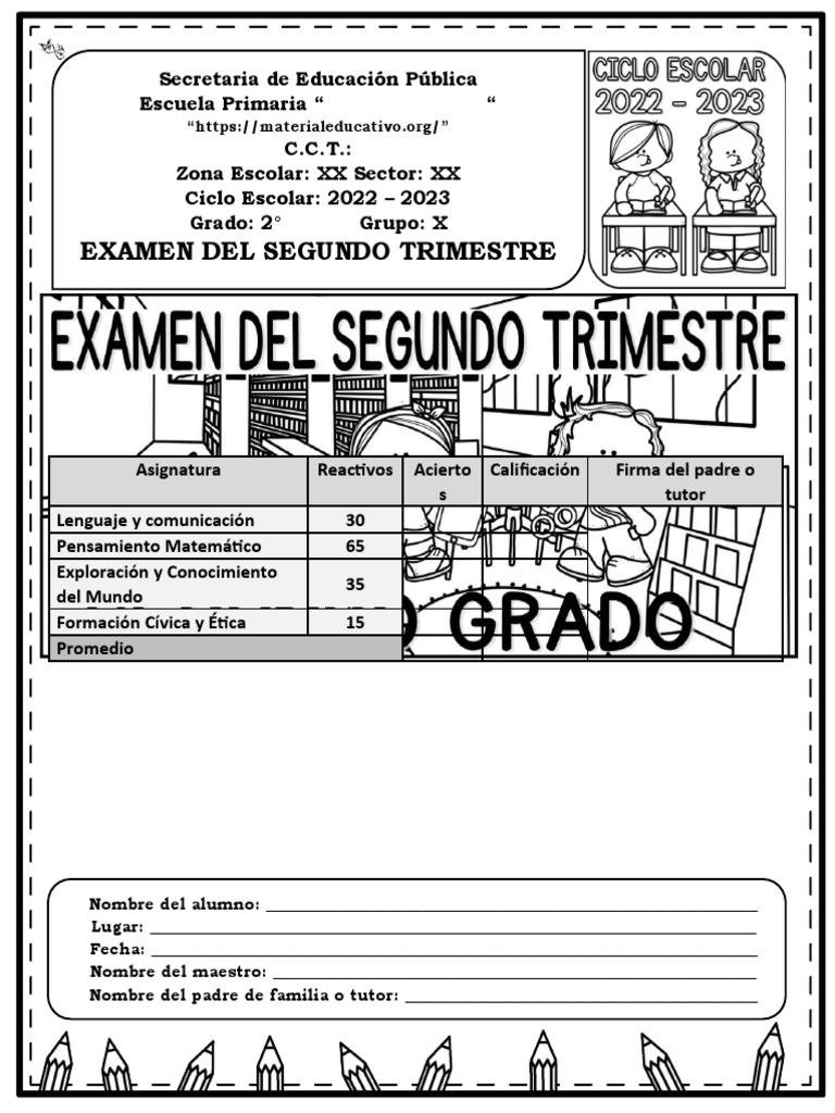 2°? Examen ME Trimestre II? 22-23 | PDF | Crisálida | Lepidópteros