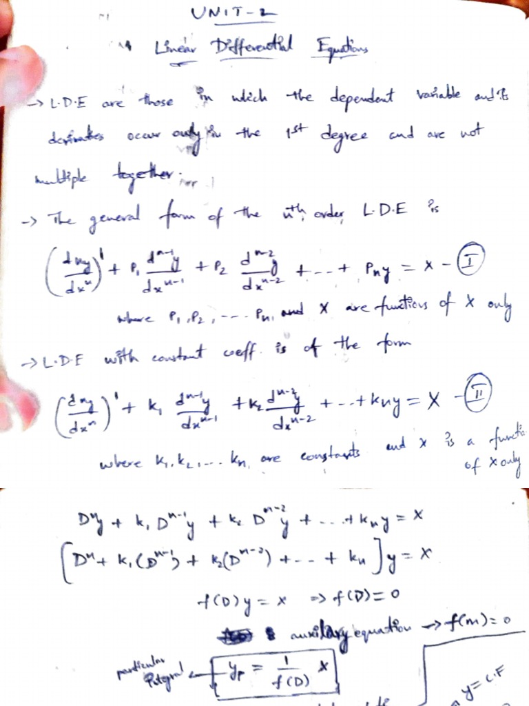 M2 Notes (2nd Unit) | PDF