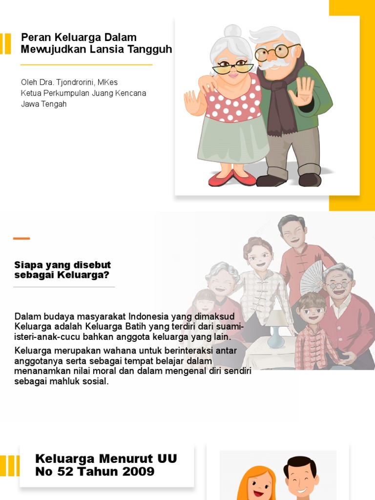 Peran Keluarga Wujudkan Lansia Tangguh | PDF