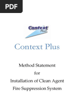 Room Integrity Test Method Statement | PDF | Computing