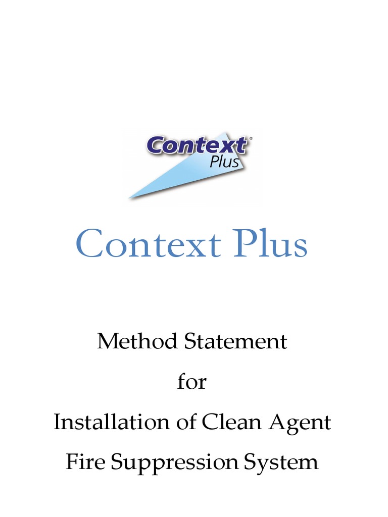 Installation Clean Agent Systems | PDF | Pipe (Fluid Conveyance) | Screw