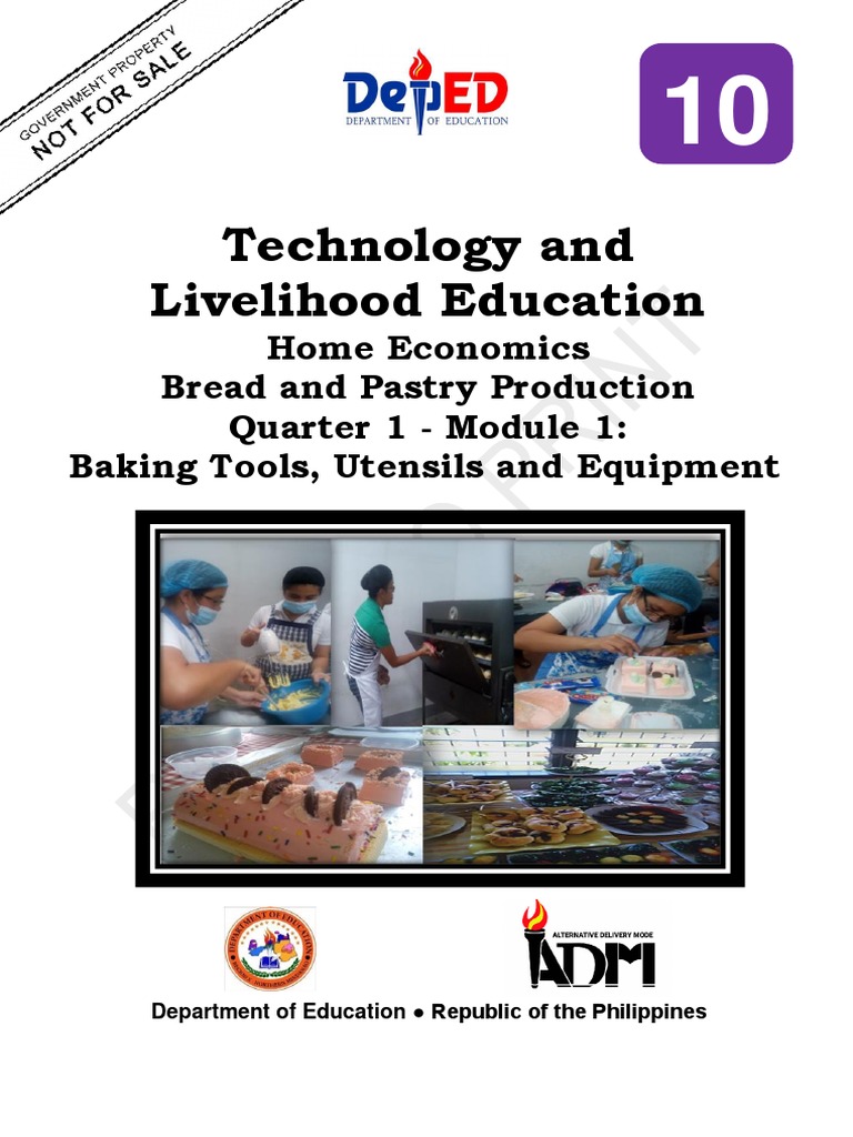 Tle10 He Breadpastryproduction q1 Mod1 Bakingtoolsutensilsandequipment ...