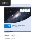 Modul Ajar Bab 4 Getaran, Gelombang Dan Cahaya | PDF
