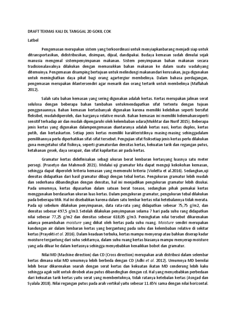 Draft Tekmas Kali DL Tanggal 20 Gokil Cok | PDF