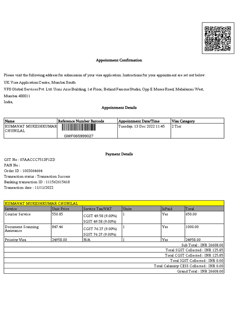 Appointment Letter (Kumavat Mukeshkumar Chunilal) | PDF | Trade | Economies