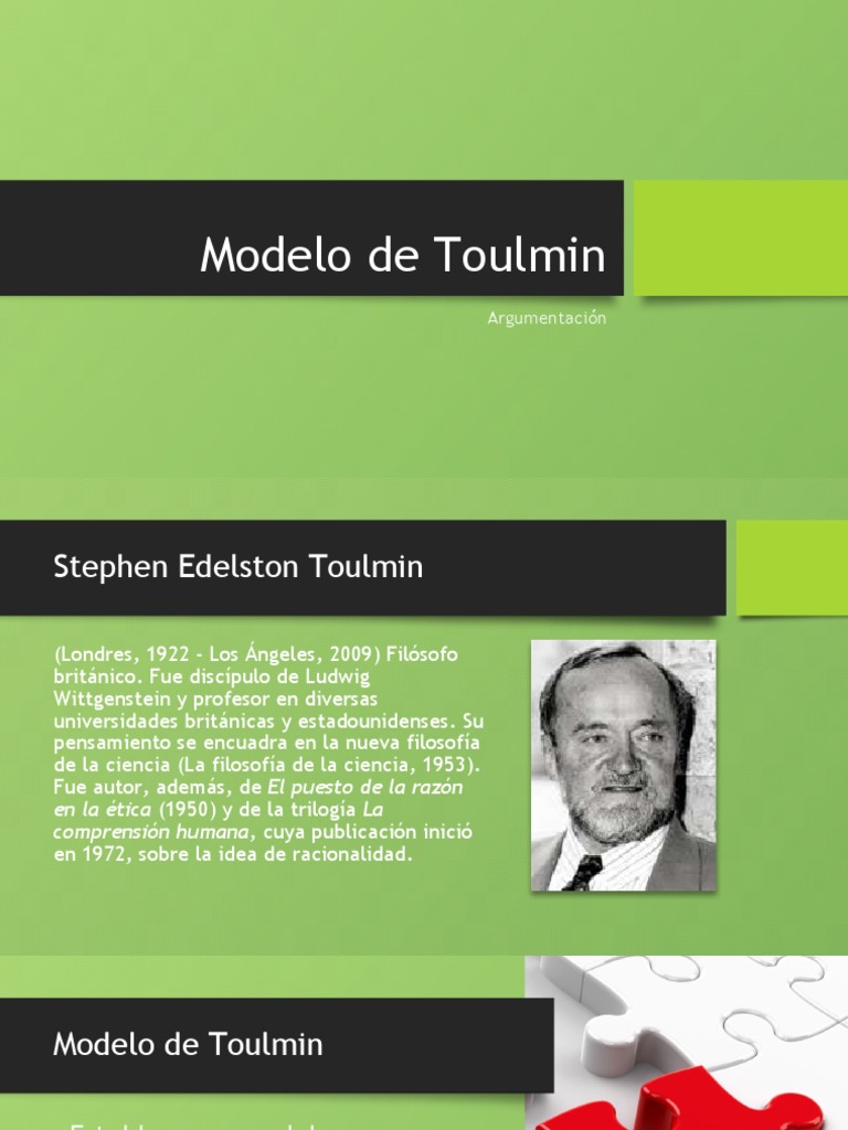 Modelo de Toulmin | PDF | Evidencia | Razón
