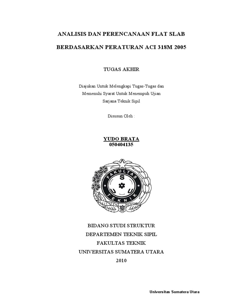 Perencanaan Flat Slab | PDF