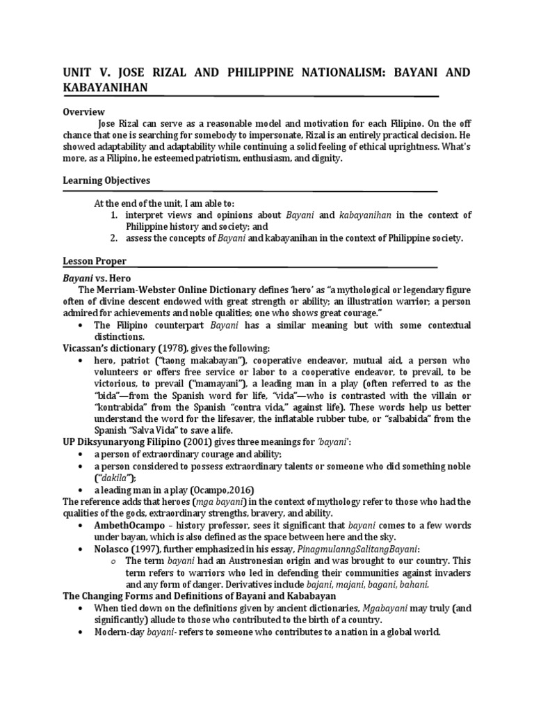 Unit V | PDF | Philippines Unit V | PDF | Philippines