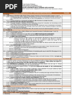 New Regular Contractor'S License Application: Checklist of Requirements ...