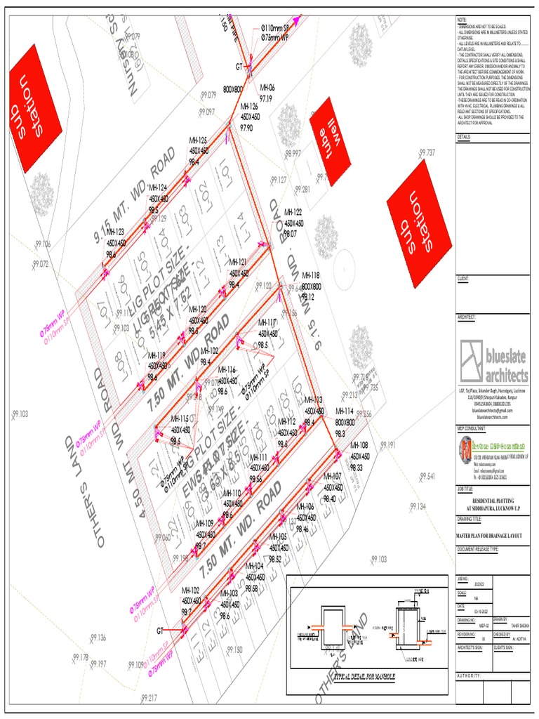 Ews Drainage | PDF | Drawing | Technical Drawing