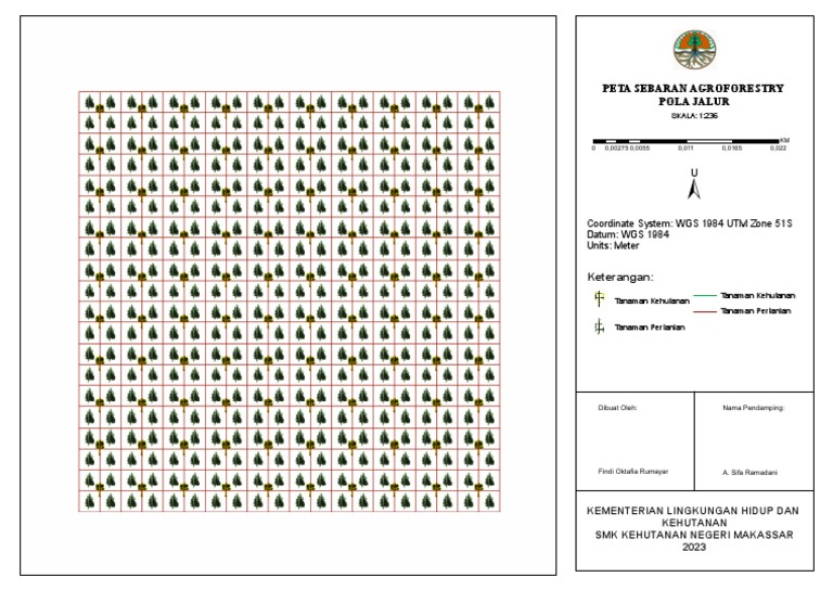 Peta Sebaran Agroforestry 2023 | PDF
