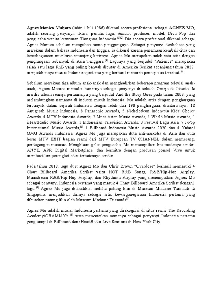 Agnes Monica Muljoto | PDF