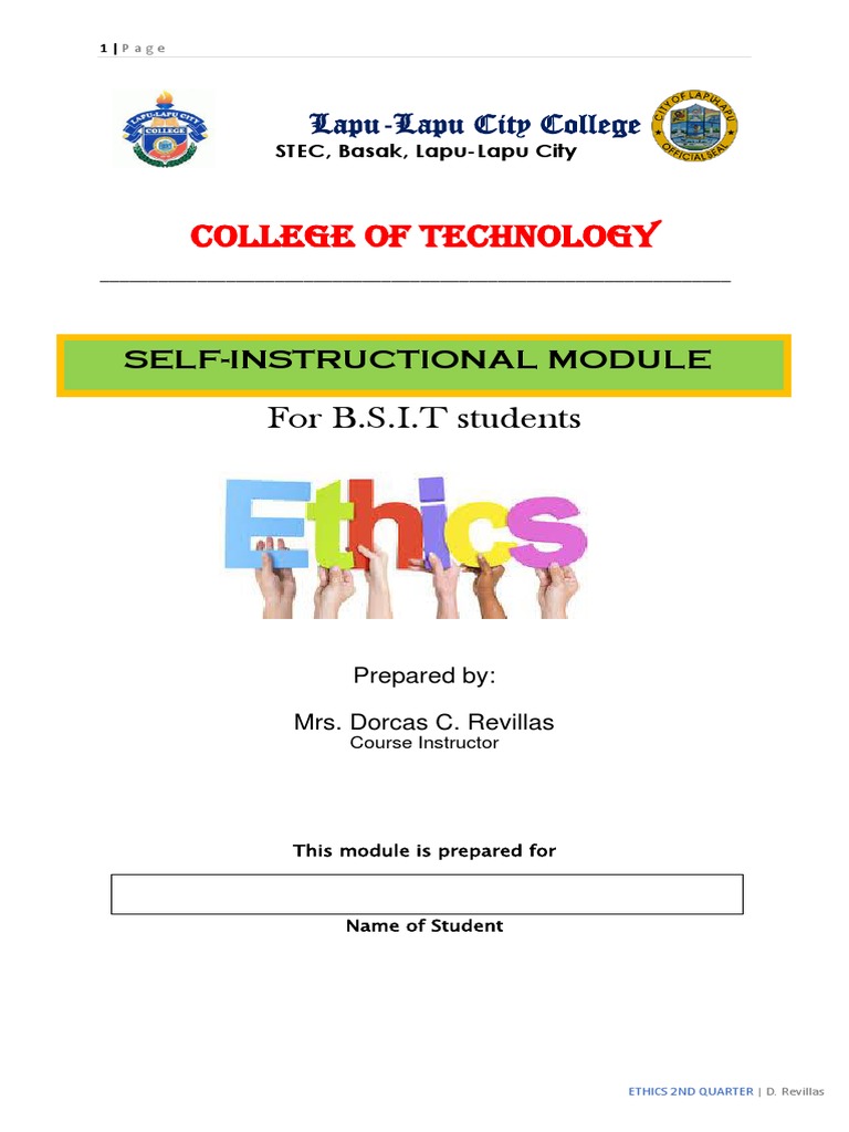 2ND qUARTER MODULE ETHICS PDF | PDF | Morality | Feeling