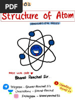 Atomic Structure Handwritten Notes 2 | PDF | Cathode | Physics