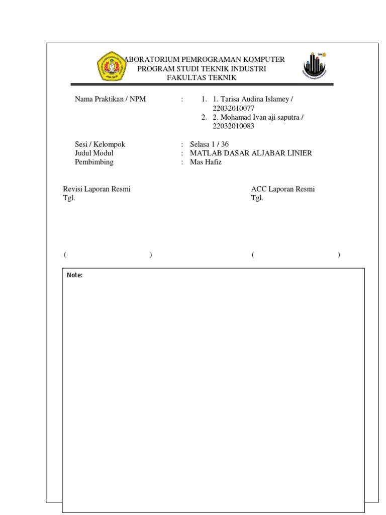 Lapres 36 Modul 2 | PDF