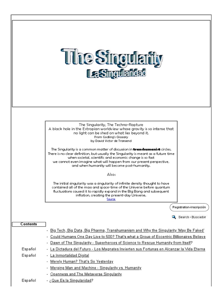 Understanding the Technological Singularity | PDF | Technological Singularity | Transhumanism