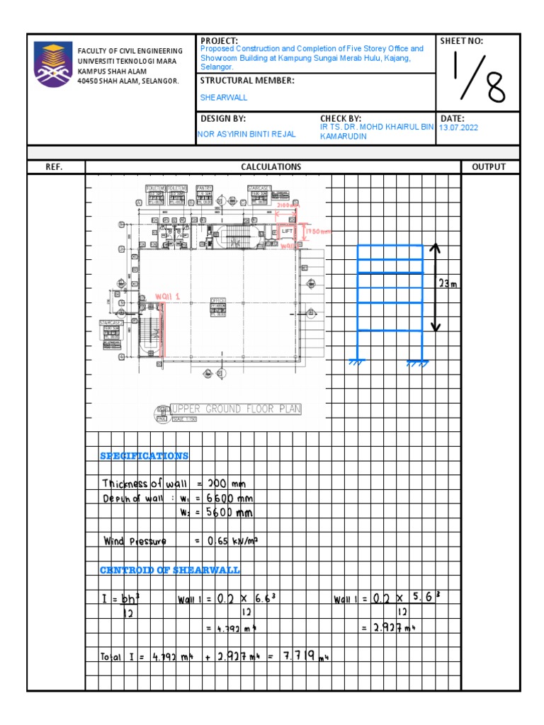 08 Shear Wall Design Group | PDF | Continuum Mechanics | Mechanics