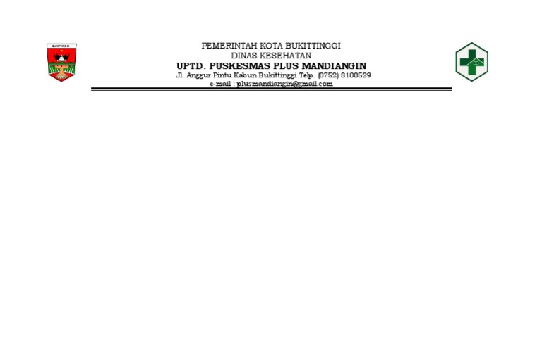 Contoh Kop Surat Lanscape | PDF