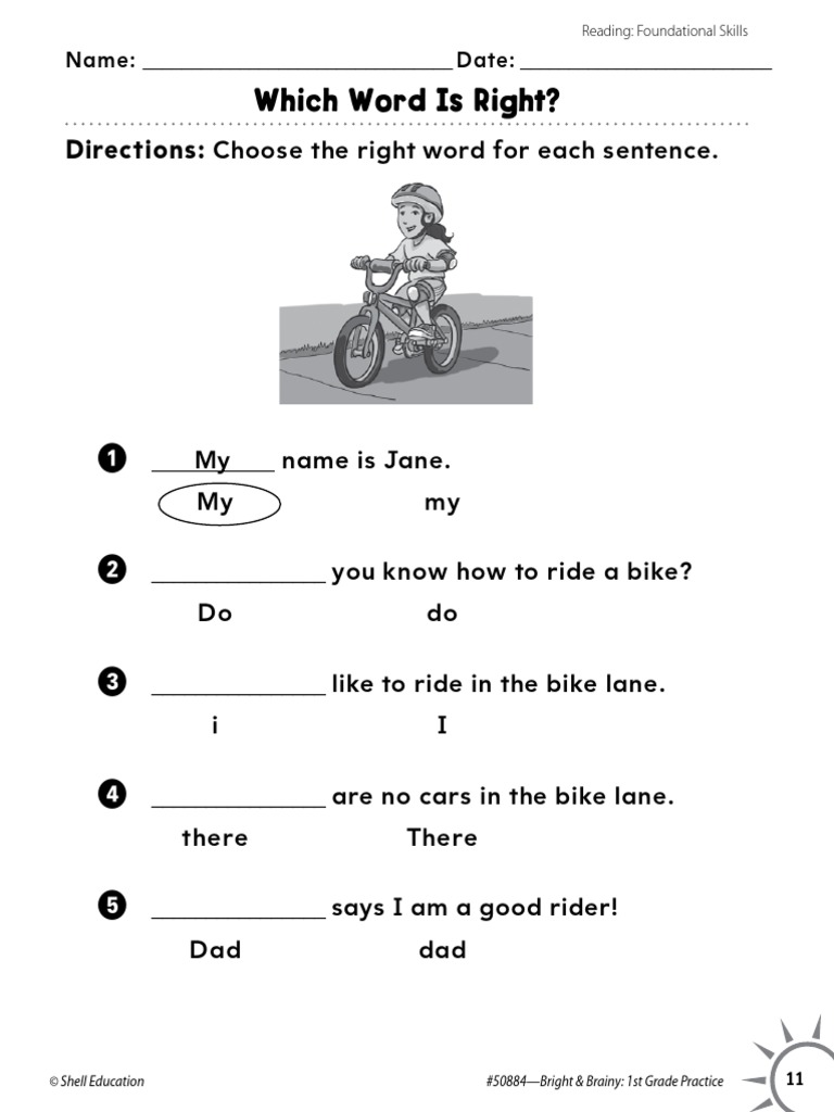 Bright and Brainy Grade 1 | PDF | Verb | Grammatical Tense