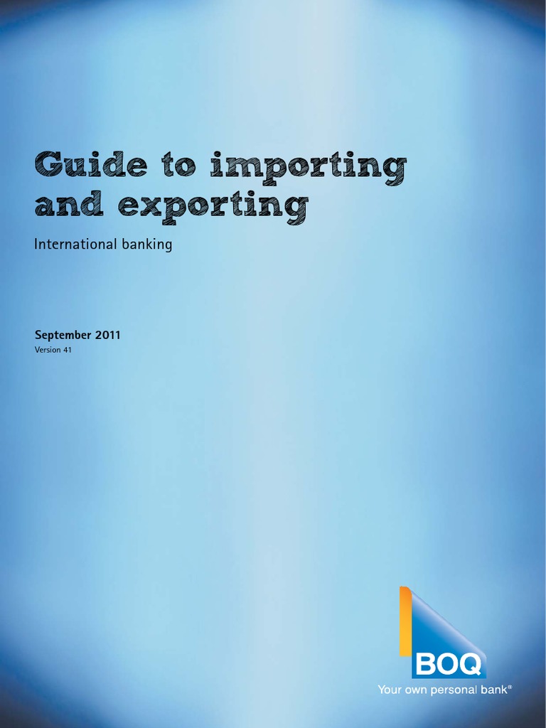 Guide To Importing and Exporting | PDF | Letter Of Credit | Insurance