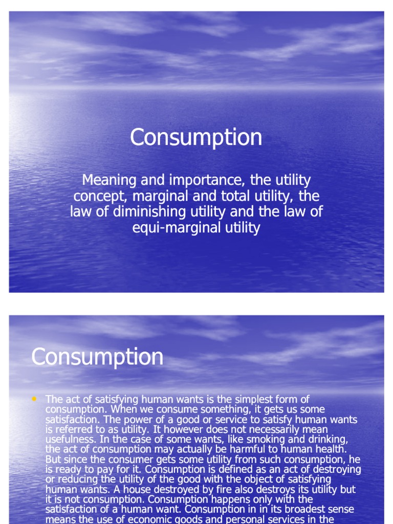 Utility Analysis | PDF | Utility | Economic Theories