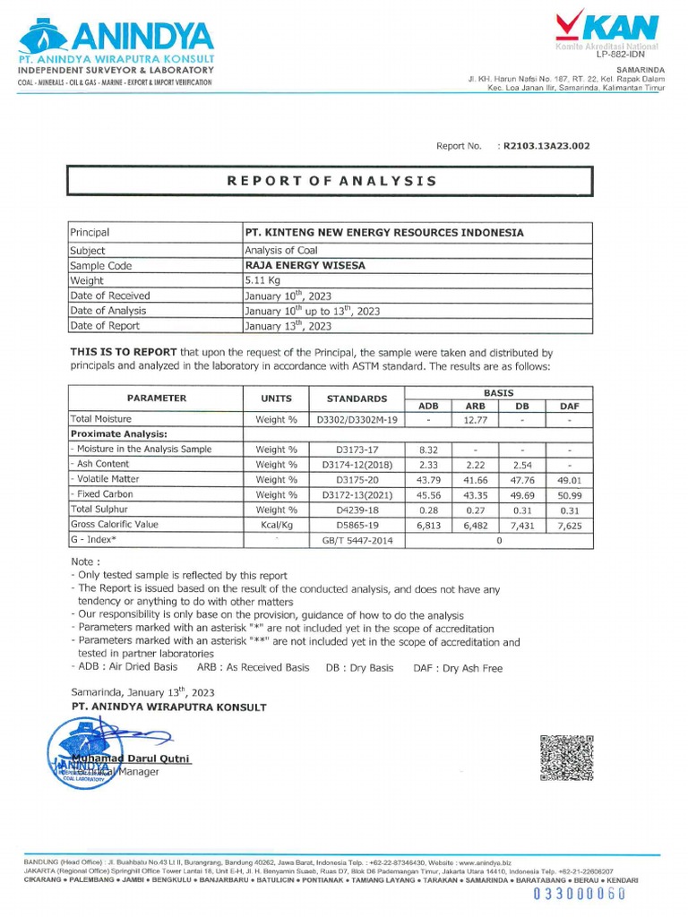 R2103 - R2103 - 13A23 - 002 PT - Kinteng NERI (RAJA ENERGY WISESA) | PDF