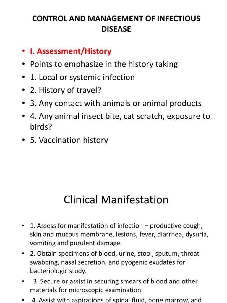 Infectious Disease Management Overview | PDF | Infection | Infection ...