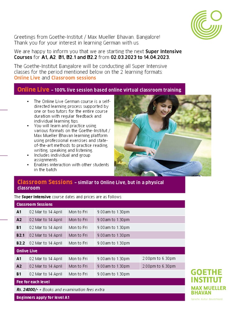 Course Information - A1 A2 b1 b2.1 b2.2 | PDF | Communication