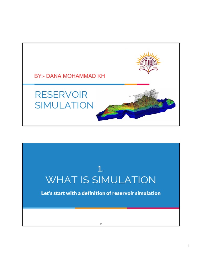 Reservoir Simulation | PDF | Fluid Dynamics | Permeability (Earth Sciences)