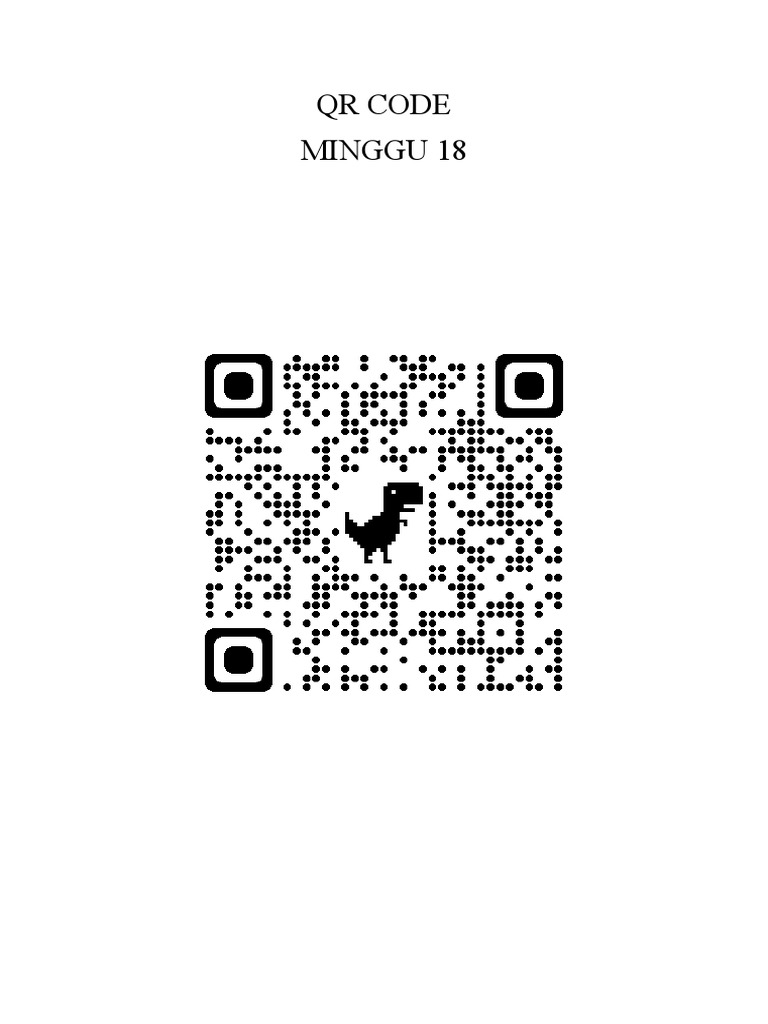 QR Code Minggu 18 | PDF