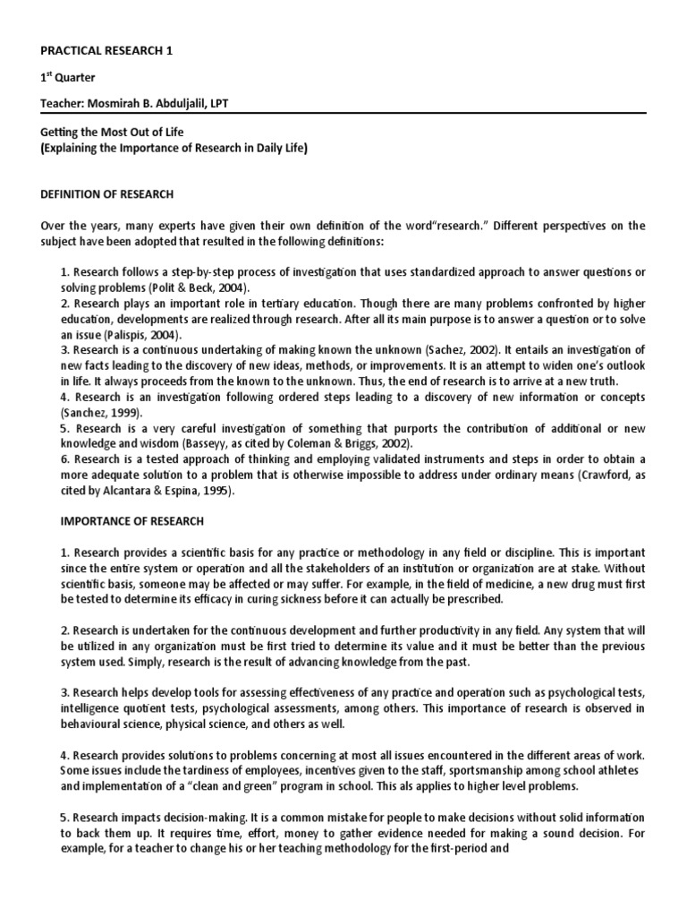 PR1 Part1 | PDF | Psychology | Science