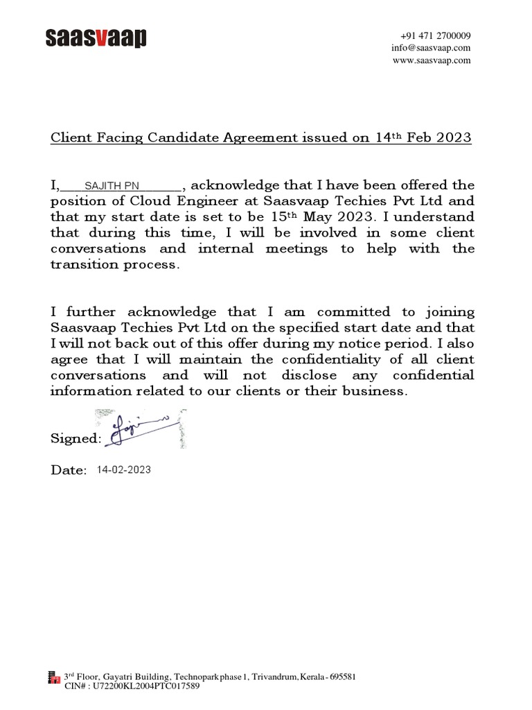 Agreement - Client Facing - Signed | PDF