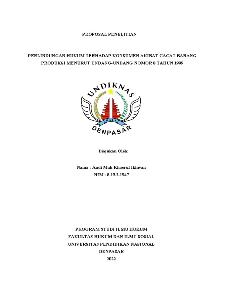 Andi Muh Khaerul Ikhwan (81921947) | PDF | Hukum