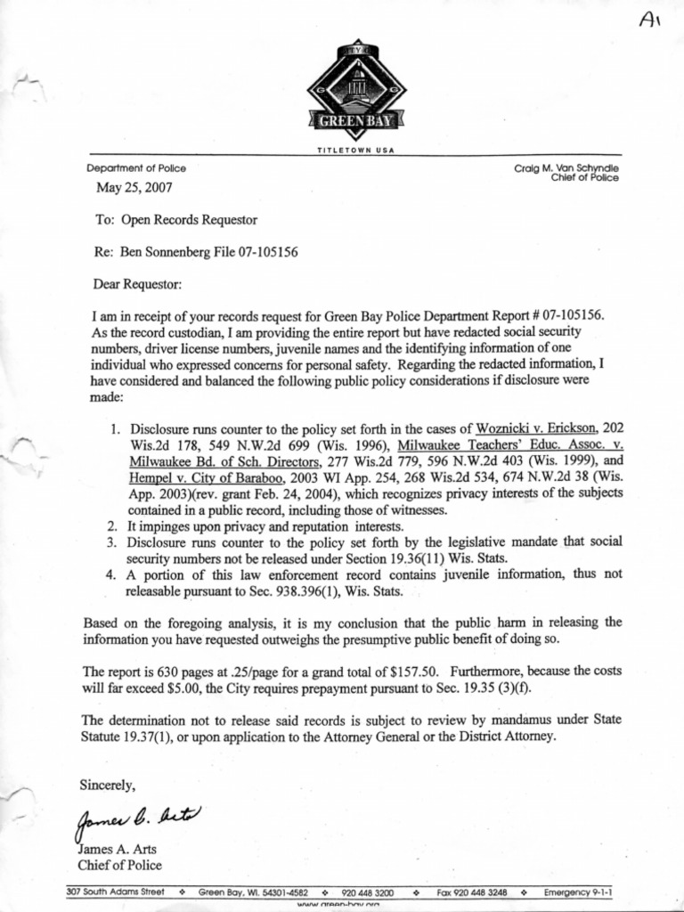 Ben Sonnenberg 07-105156 Incomplete | PDF | Police Car | Crime Scene