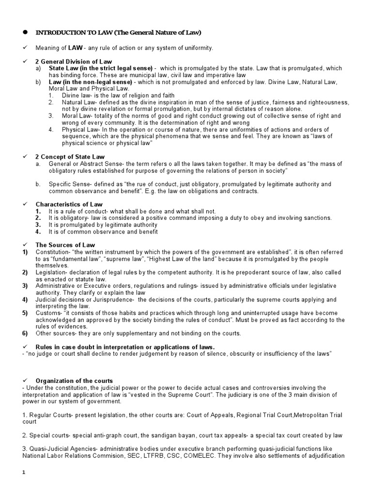 Obligations and Contracts Prelim | PDF | Law Of Obligations | Supreme ...