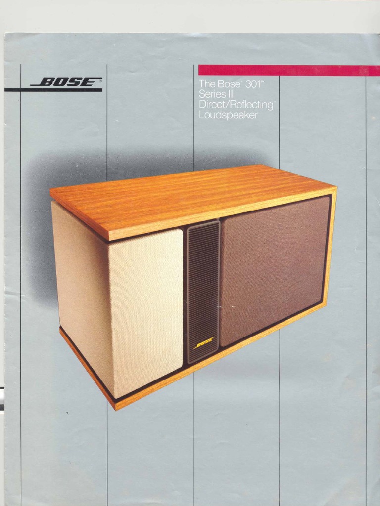 BOSE 301 Series II Loudspeaker Brochure | PDF