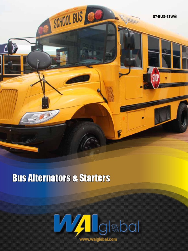 WPS Bus Alternato Starters 2013 | PDF | Motor Vehicle | Vehicles