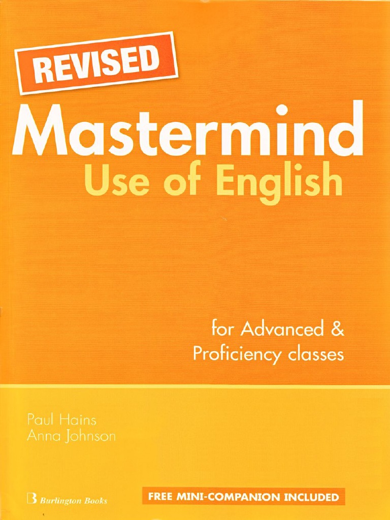 REVISED Mastermind Use of English For Advanced and Proficiency Classes (Teacher's Book) | PDF