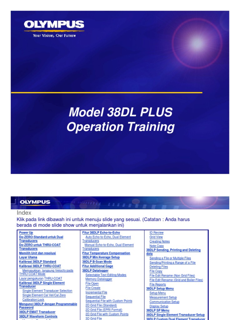 Panduan Operasi Model 38DL PLUS | PDF